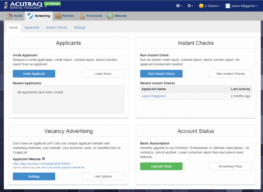 Free Tenant Screening, Free Website, Free Software – ACUTRAQ