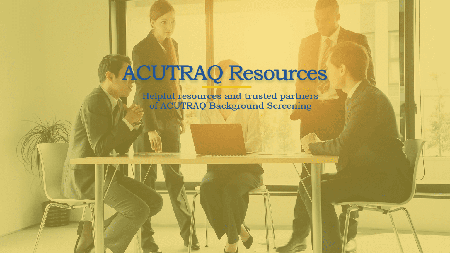Background Screening Resources - ACUTRAQ.COM