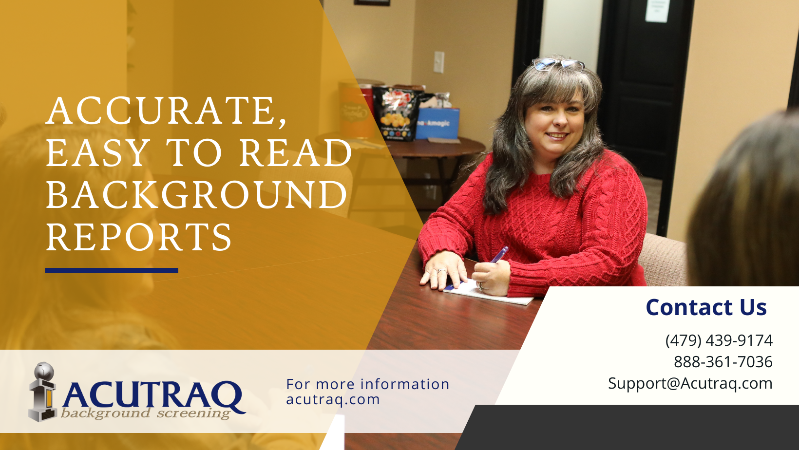 Background Screening: Why use ACUTRAQ? - ACUTRAQ